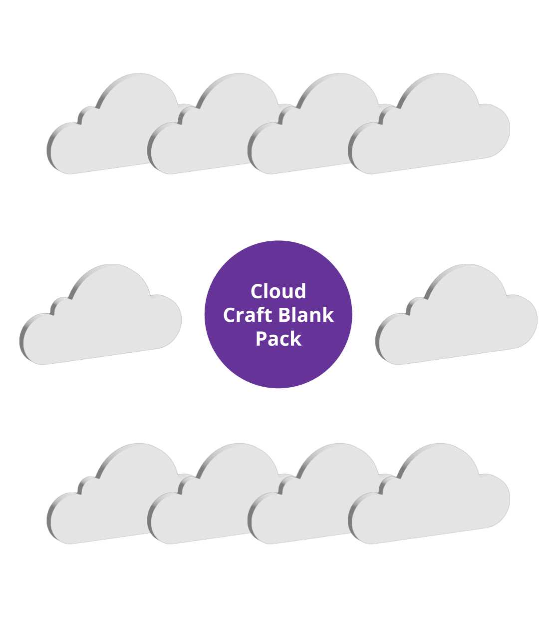 Preschool Craft Pack - Cloud – Simply Engraved Gifts