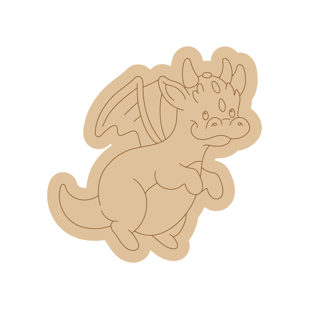 Dragon PP#41 Preschool Paint & Play – Wooden DIY Shapes (Single ...