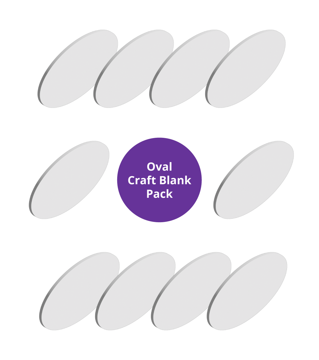 Preschool Craft Pack - Oval – Simply Engraved Gifts