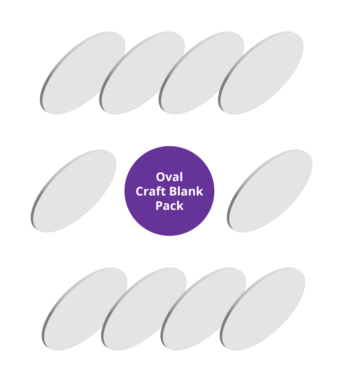 Preschool Craft Pack - Oval – Simply Engraved Gifts