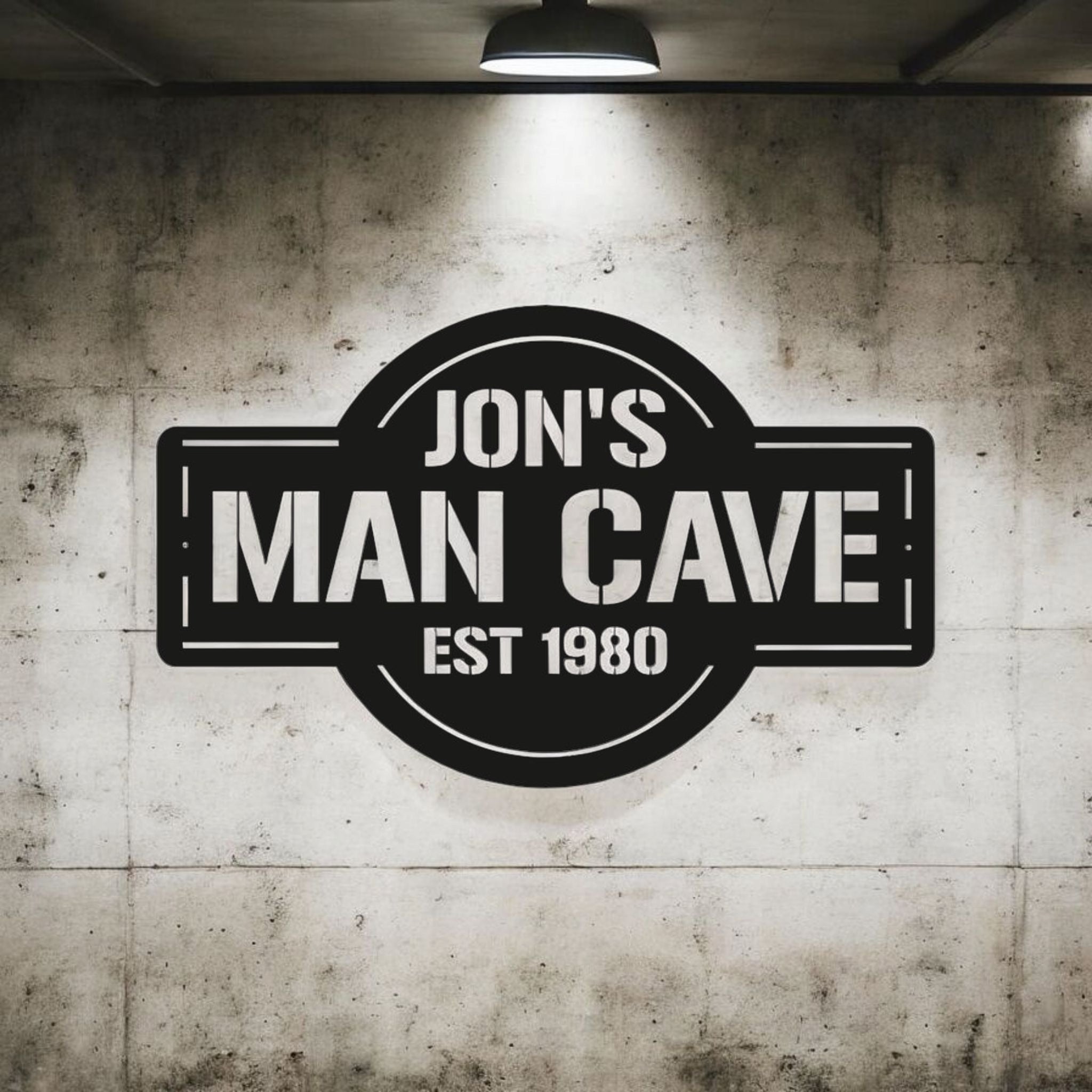 Personalised Man Cave Sign – Simply Engraved Gifts