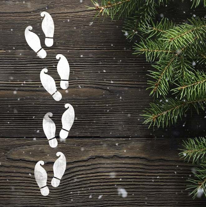 Little Elf Footprint Stencil – Simply Engraved Gifts